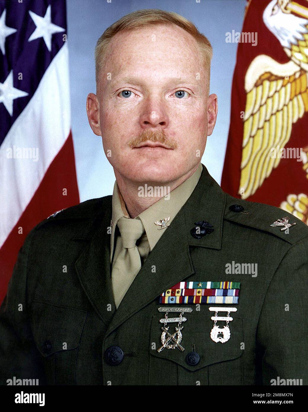 Official Portrait of Colonel Boddington, G-3 of 1ST Marine ...