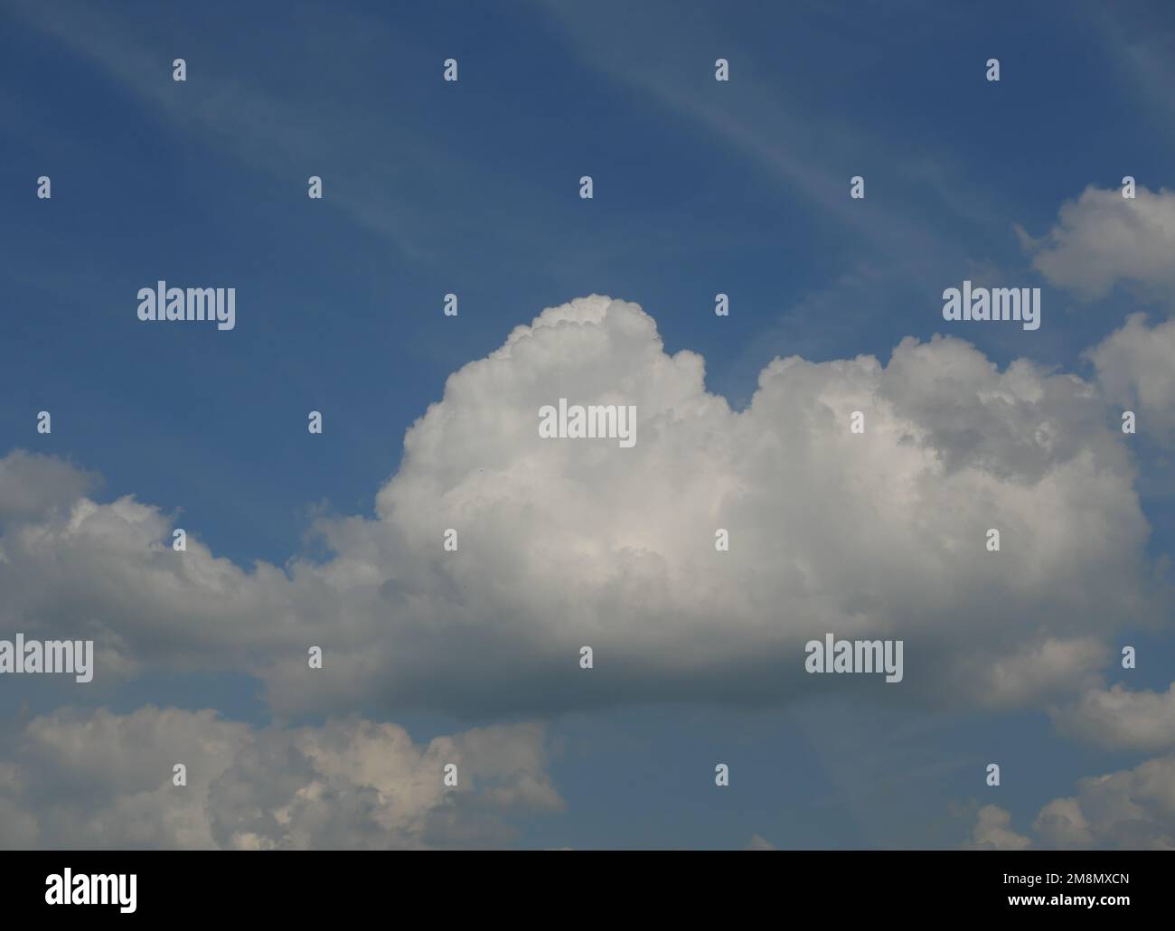 Cumulus cloud on beautiful blue sky in day light , Fluffy clouds ...