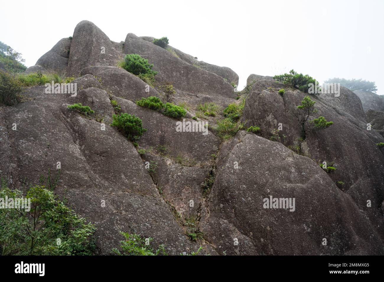 Anhui huangshan mountain scenery Stock Photo - Alamy