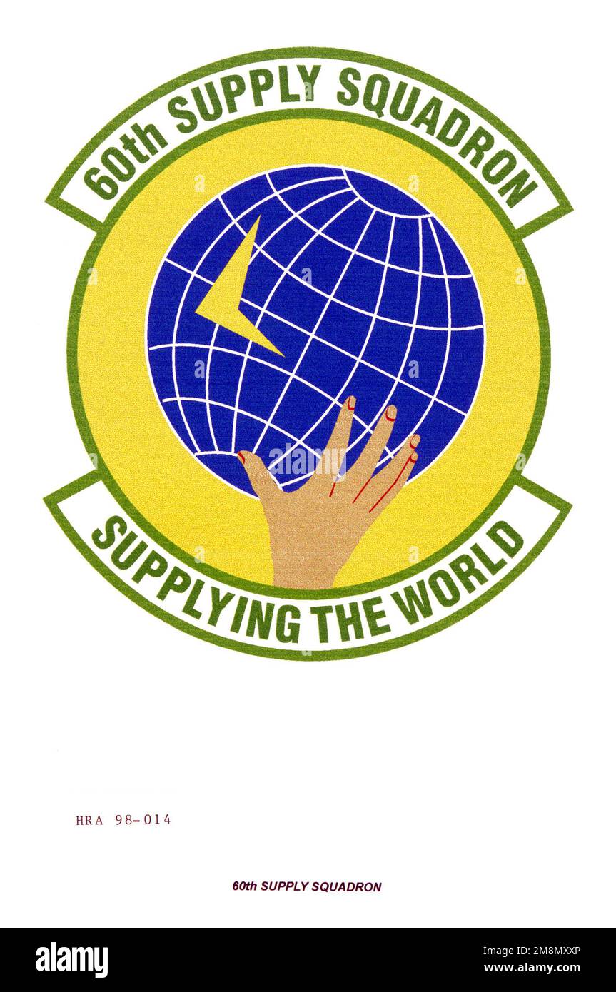 Air Force Organizational Emblem: 60th Supply Squadron, Air Mobility ...