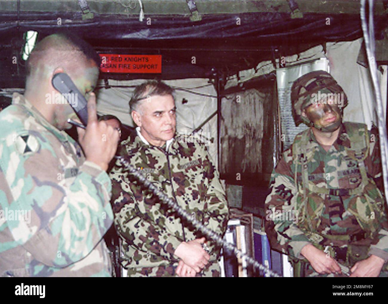 Romanian MGEN Mihail Popesan (center) tours 3rd Brigade, 101st Airborne ...