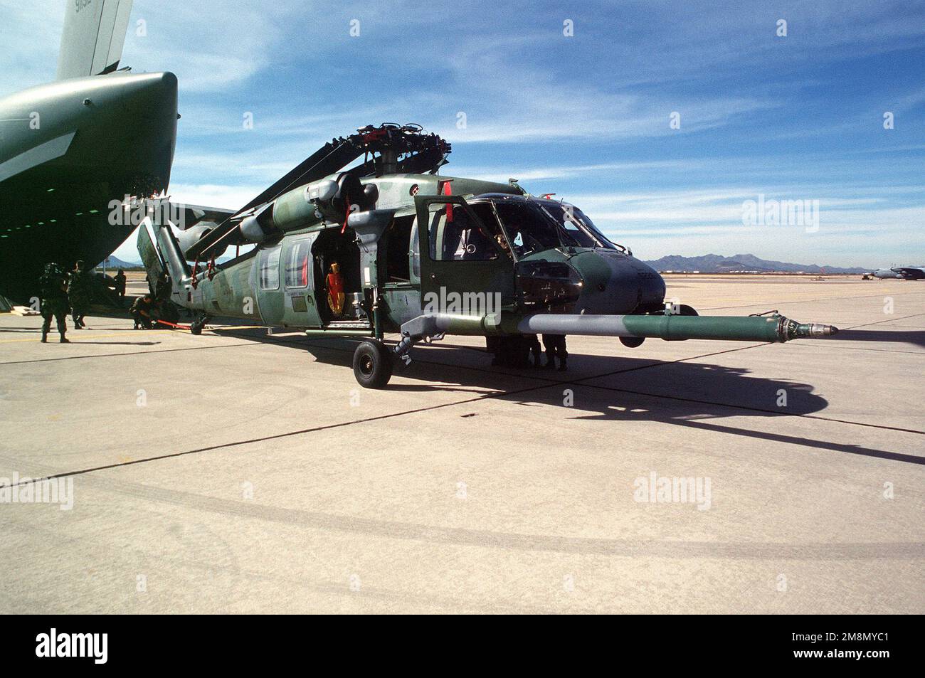 Ground crews of the 305th Rescue Squadron, Davis-Monthan Air Force Base ...