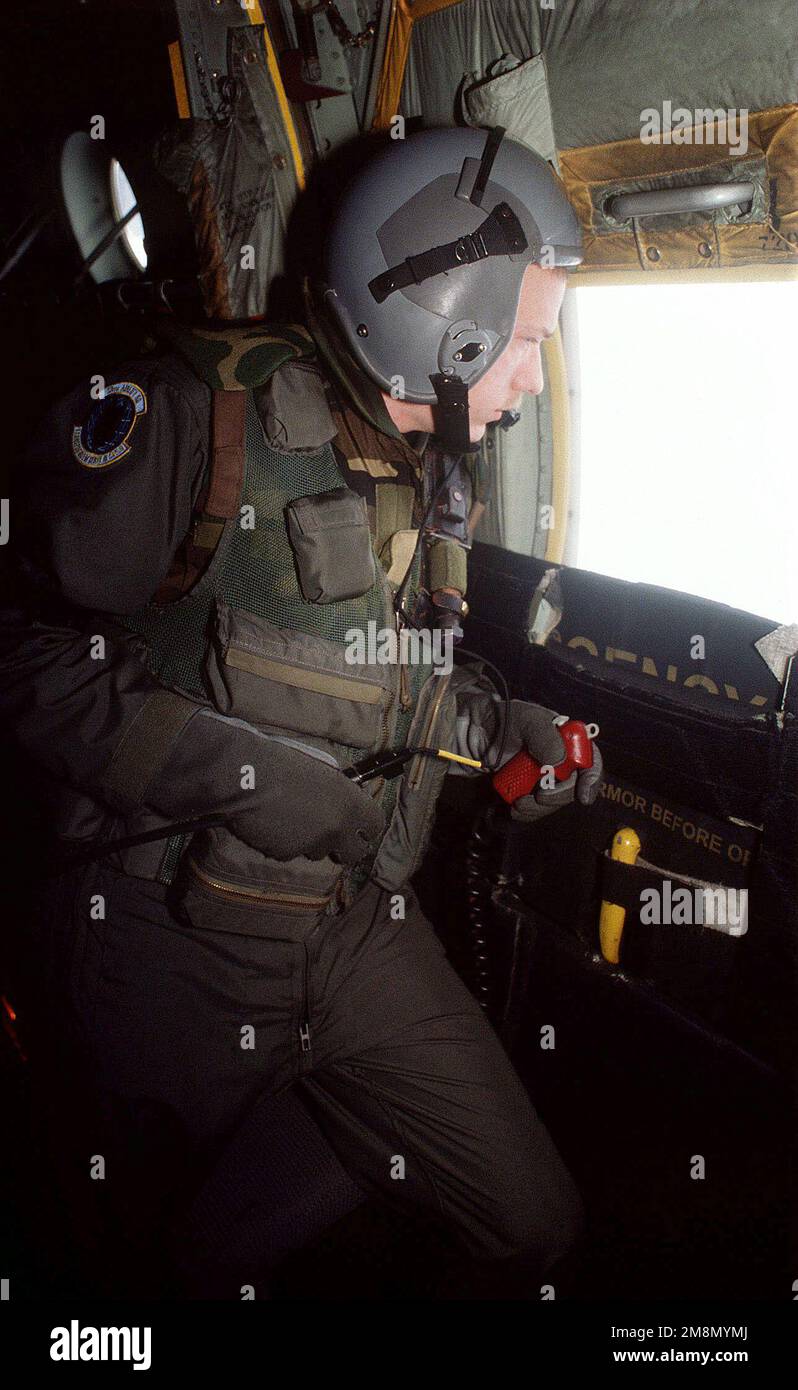 United States Air Force AIRMAN First Class Jason Bishop, a Loadmaster ...