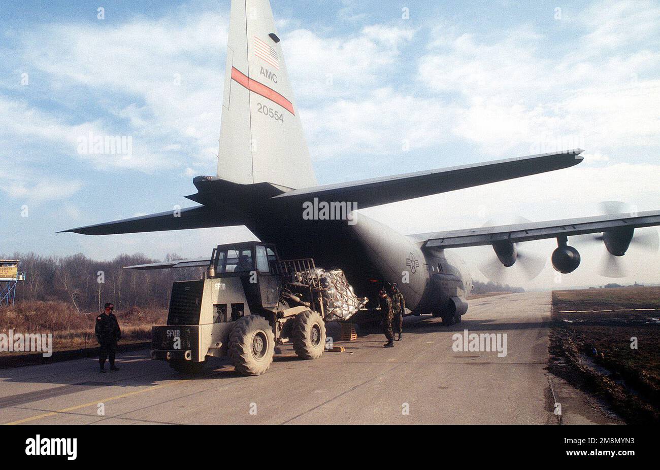 United States Air Force personnel assigned to the 401st Expeditionary ...