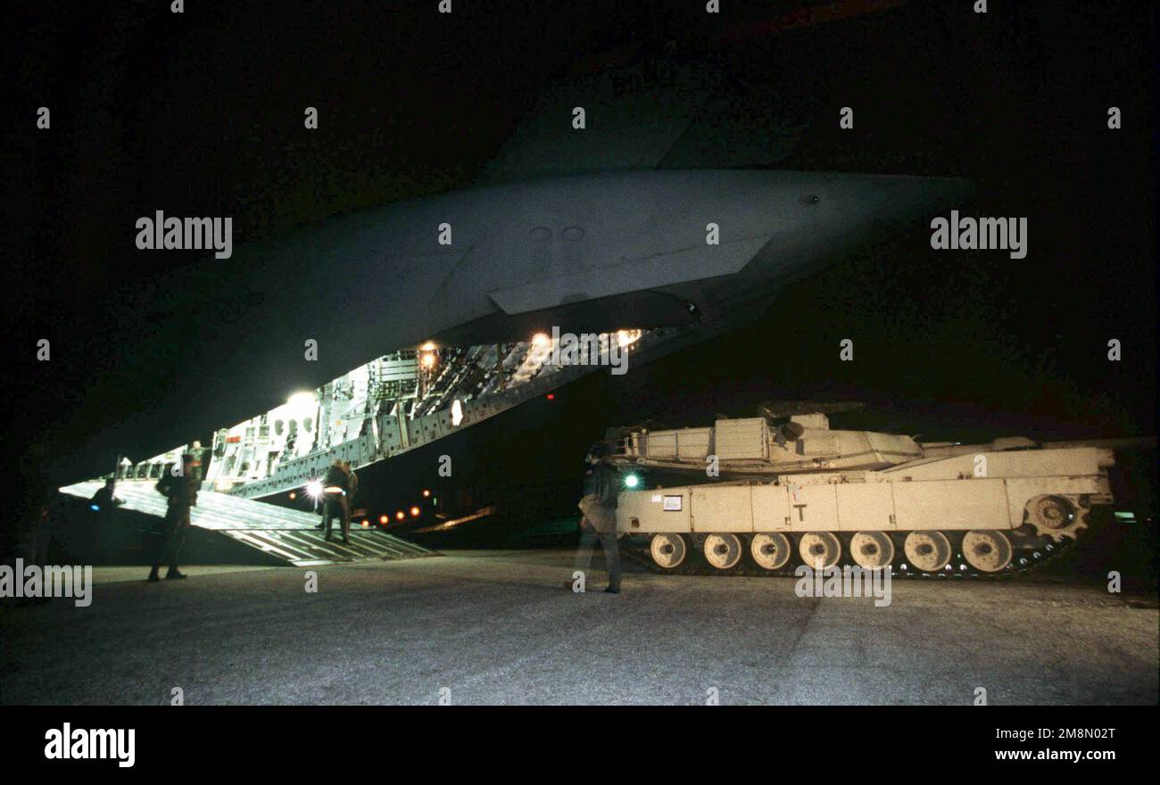 An M1 Abrams Tank from the HHC 3-69 Armory, Fort Stewart, Georgia ...
