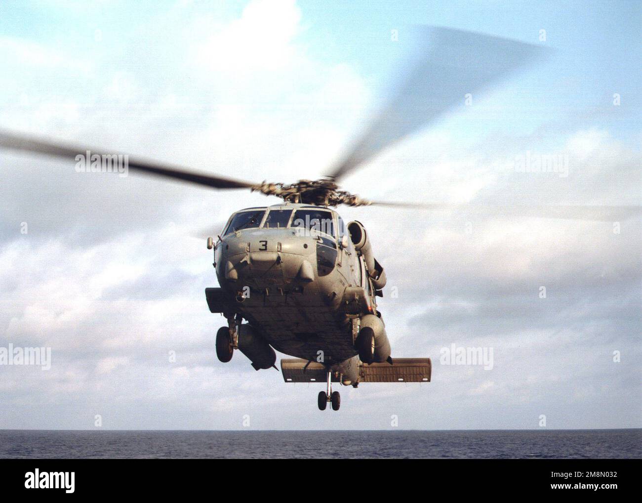 An SH-60F Sea Hawk assigned to Helicopter Anti-Submarine Squadron Eight ...