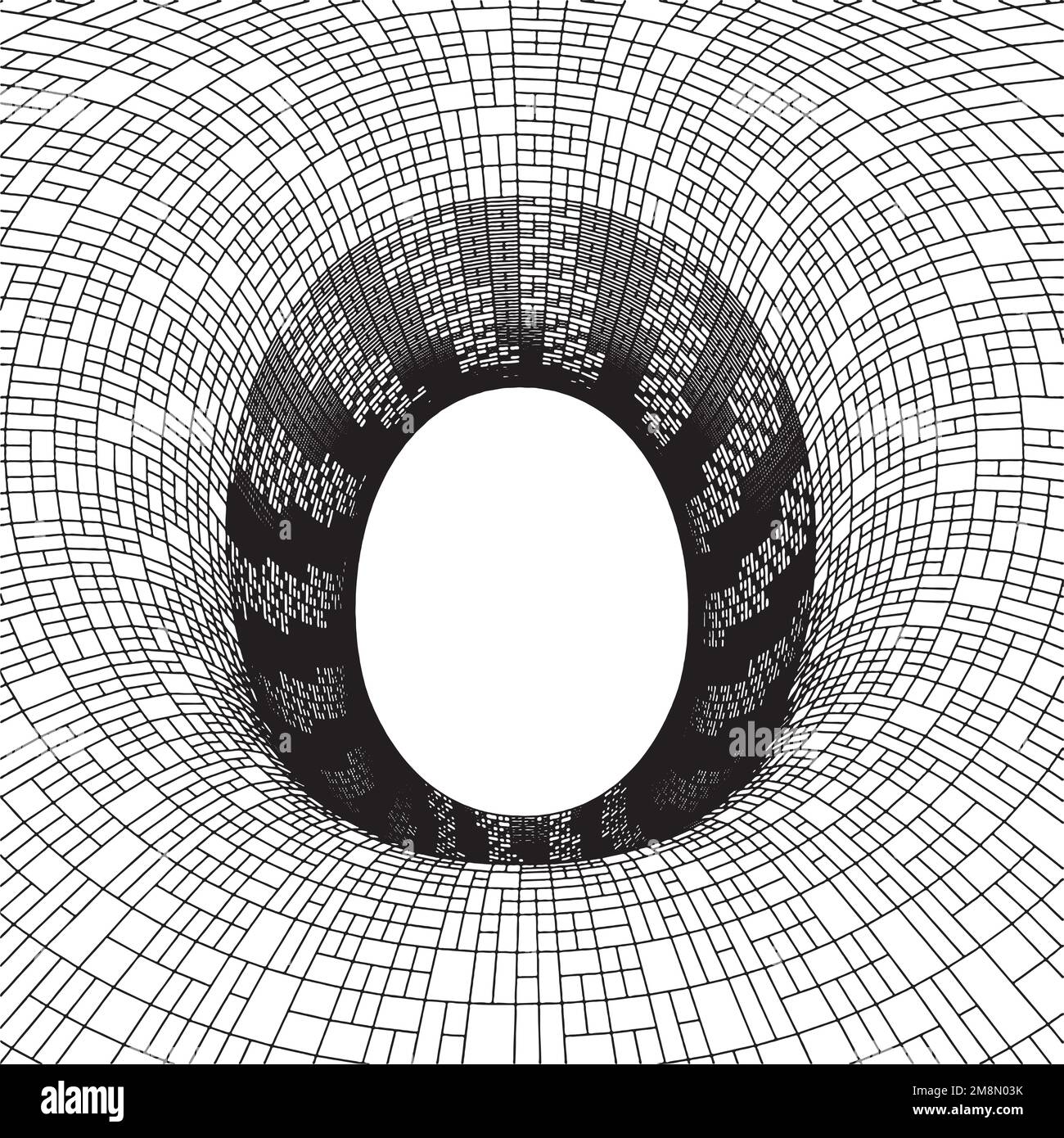 Abstract Grid Tile Tunnel Constructions Vector Stock Vector Image And Art Alamy