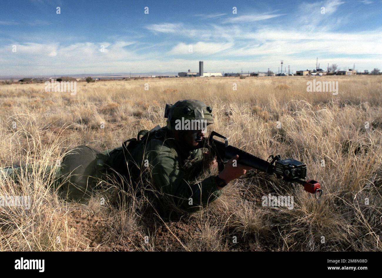 SSGT Ronald Goan, a member of the 377th Security Forces Squadron ...