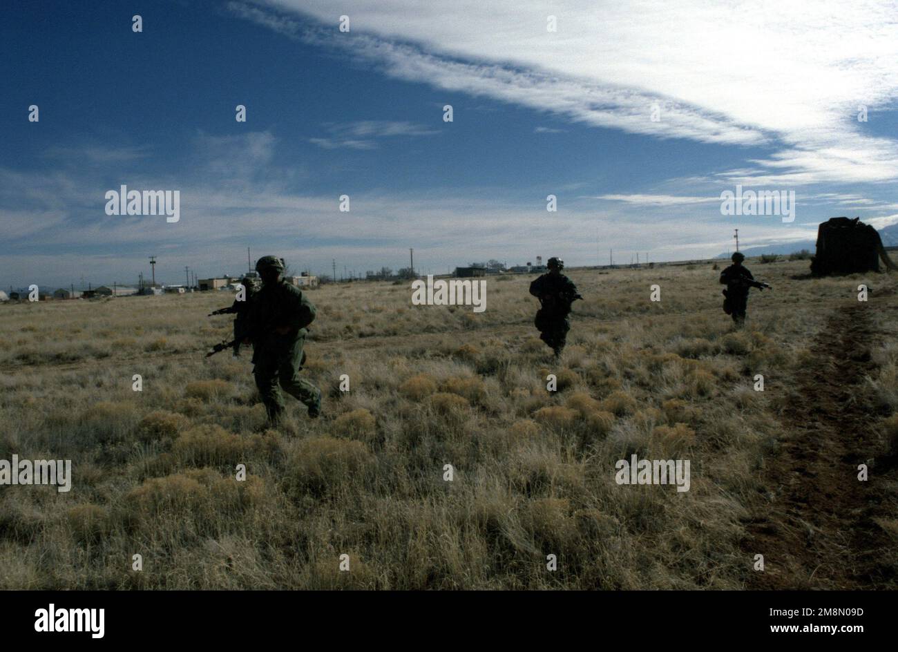 Squad leader TSGT Don Wade, a member of the 377th Security Force ...