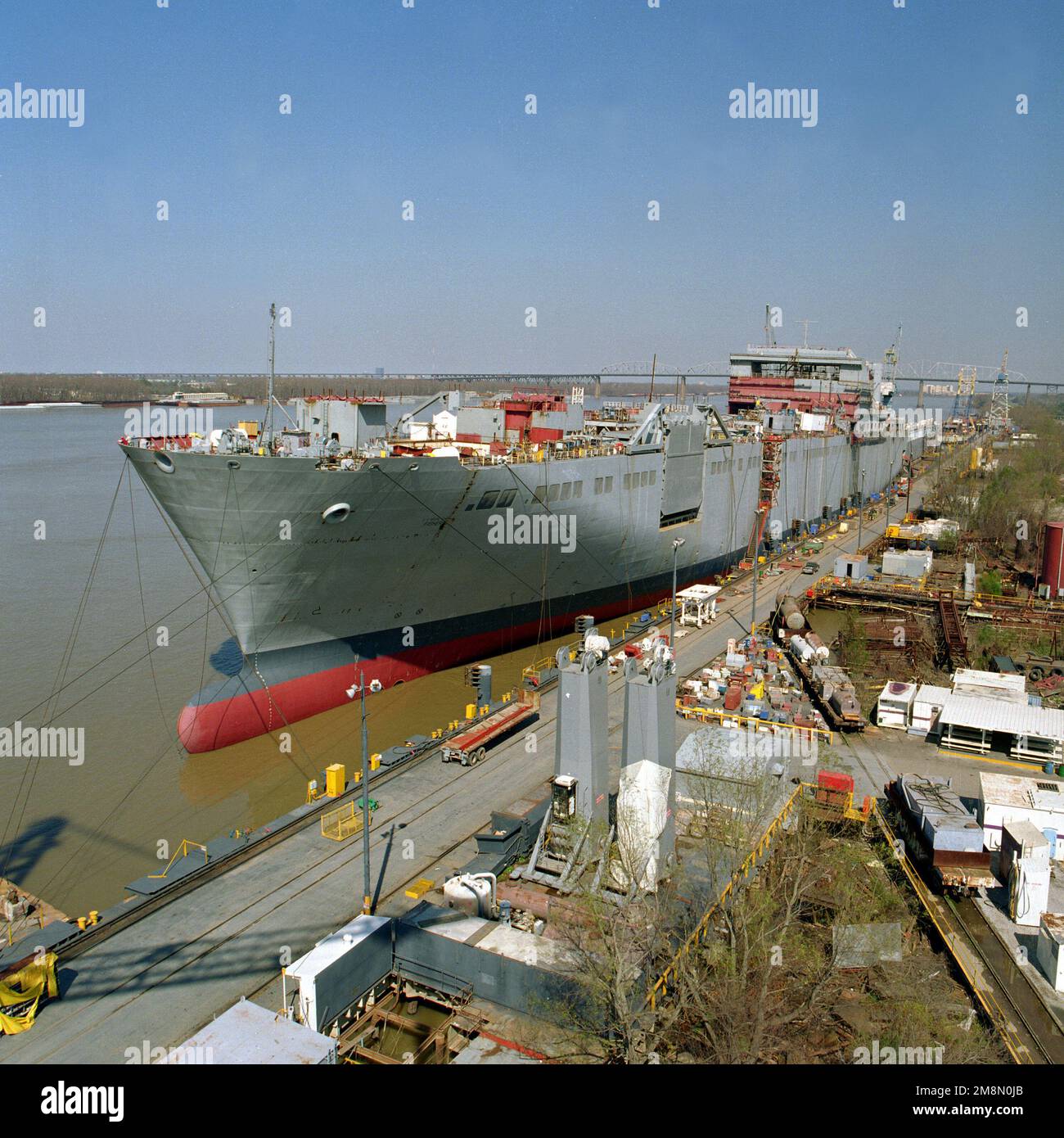 Port bow view of the Military Sealift Command (MSC) Bob Hope Class ...