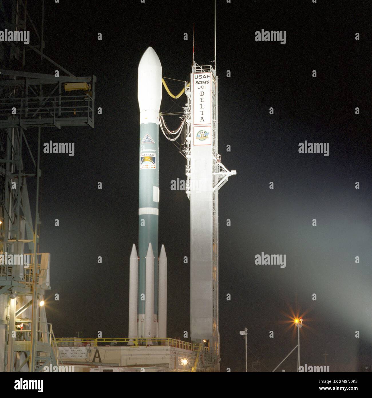 The Boeing Company's Delta II space launch vehicle sits on complex 17A ...