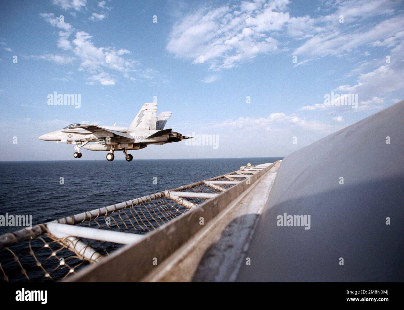An F/A-18C Hornet from Marine Fighter Attack Squadron Two Five One ...