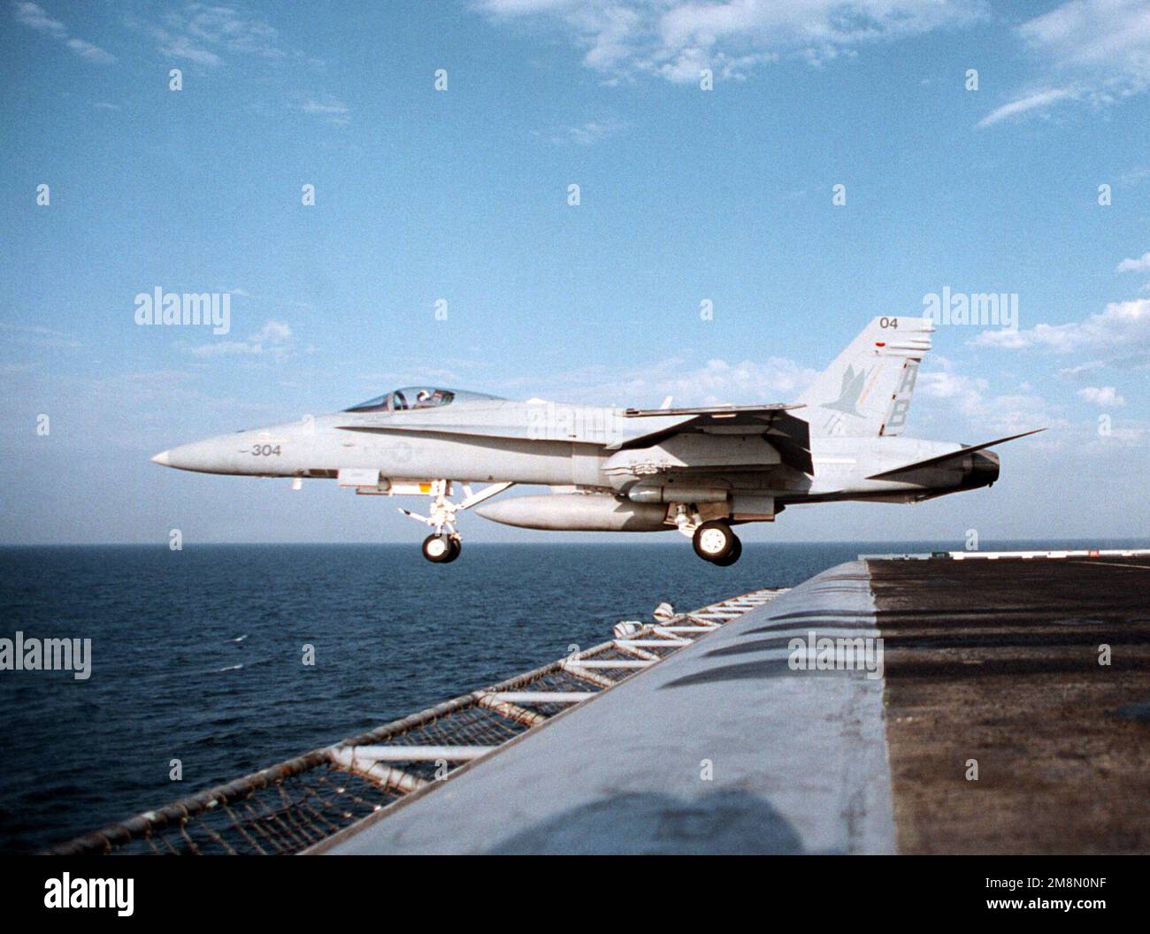 An F/A-18C Hornet from Strike Fighter Squadron Eight Two (VFA-82 ...