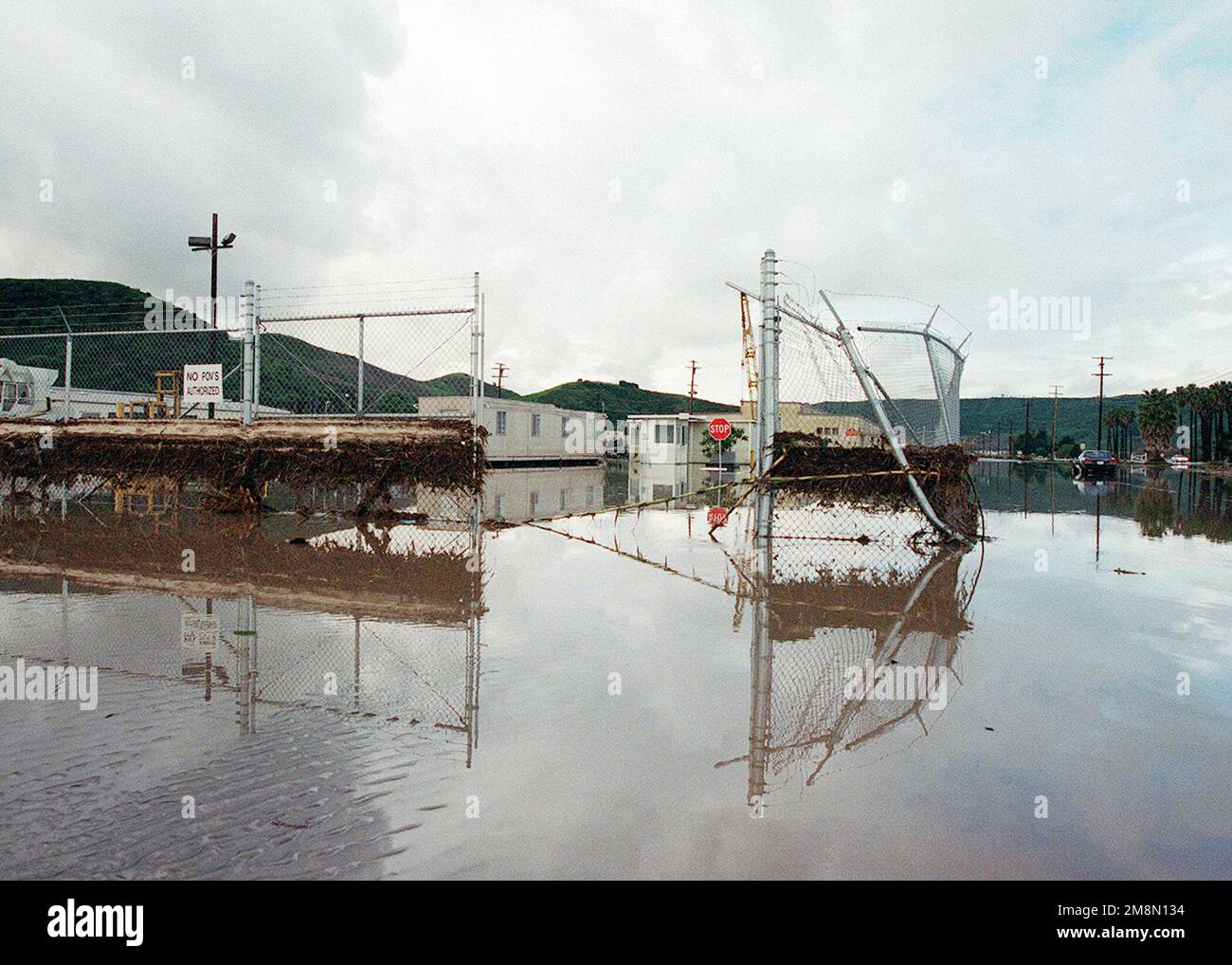 Flood Damage at Camp Pendleton, California. Base: Marine Corps Base ...