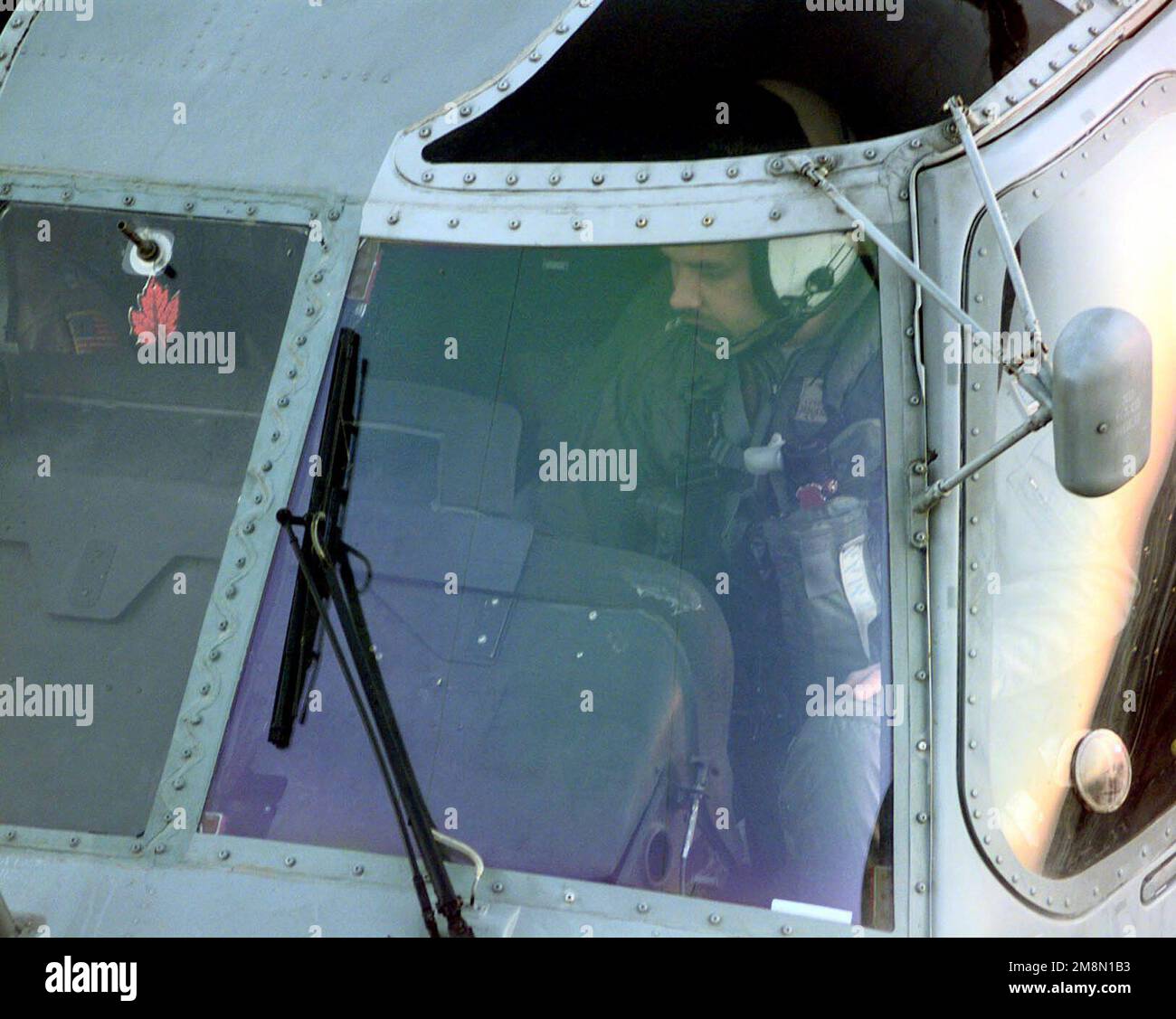 US Navy Lieutenant Roger Hartman, from Light Helicopter Anti-Submarine ...