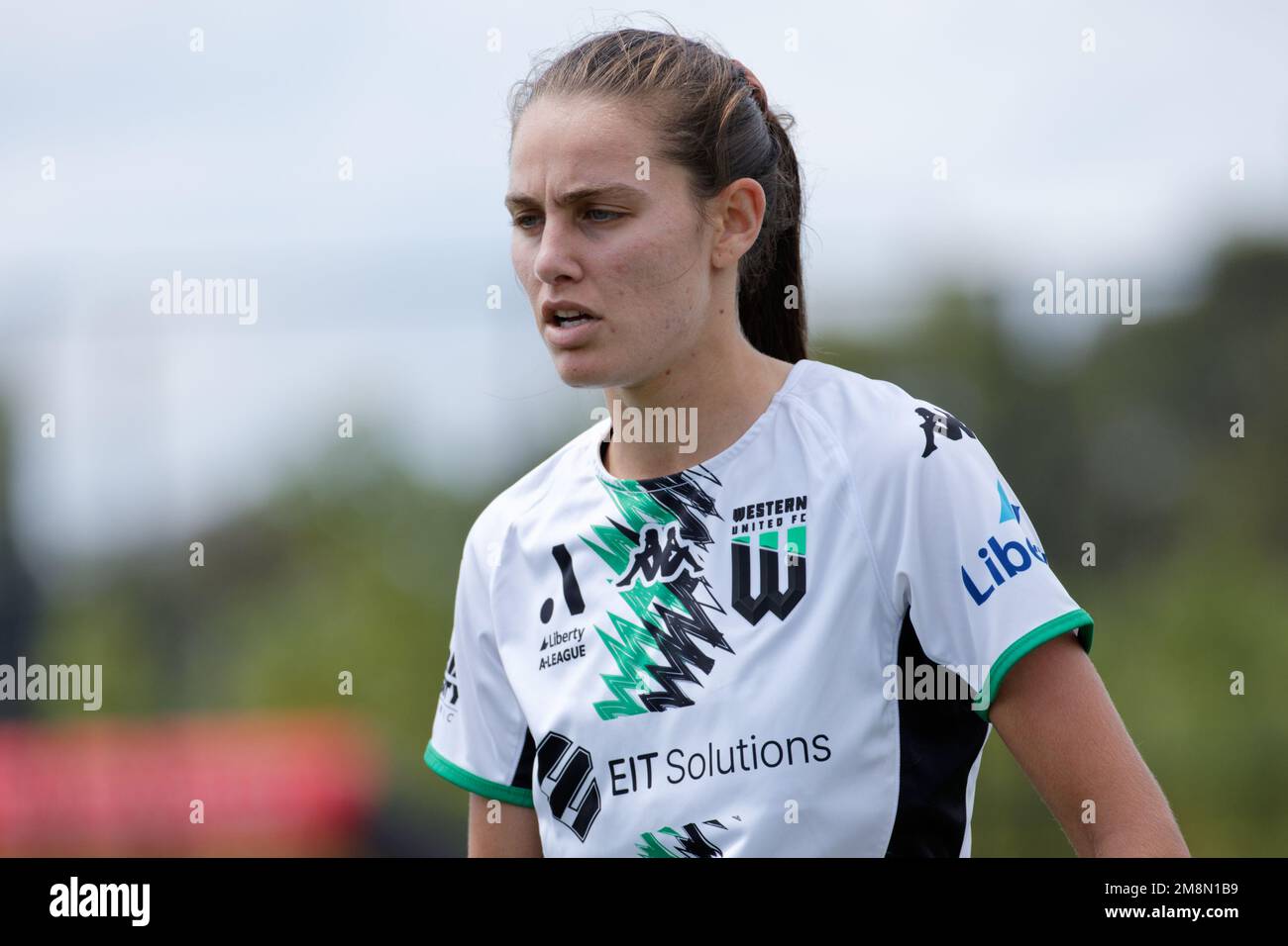Sydney, Australia. 14th Jan, 2023. Julia Sardo of Western United looks ...