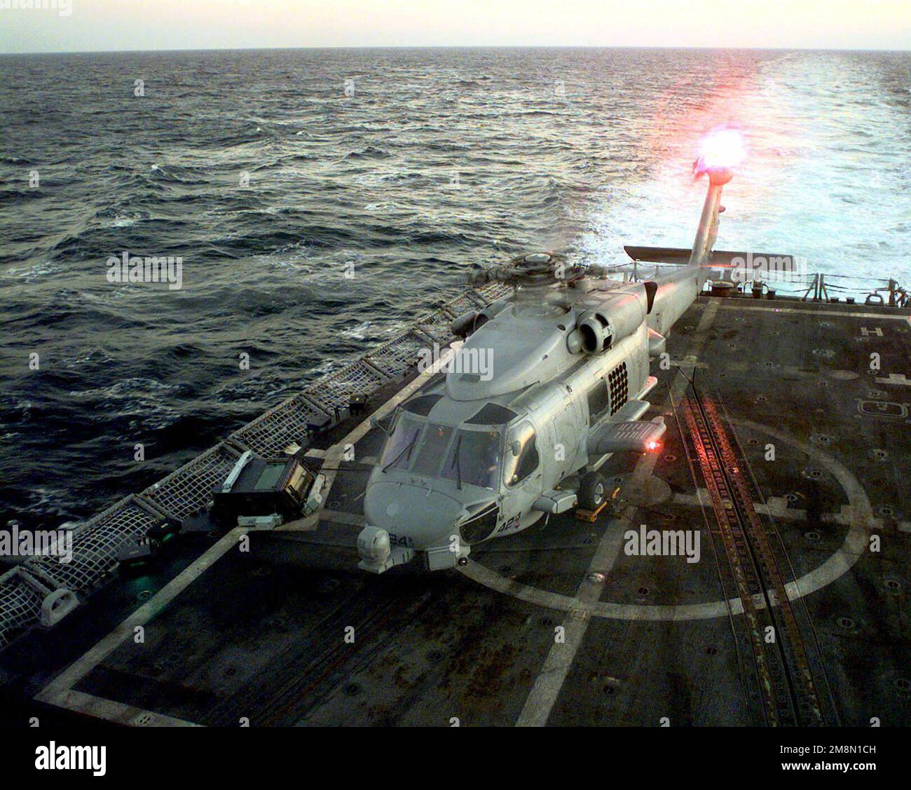 An US Navy SH-60B Sea Hawk helicopter from Light Helicopter Anti ...