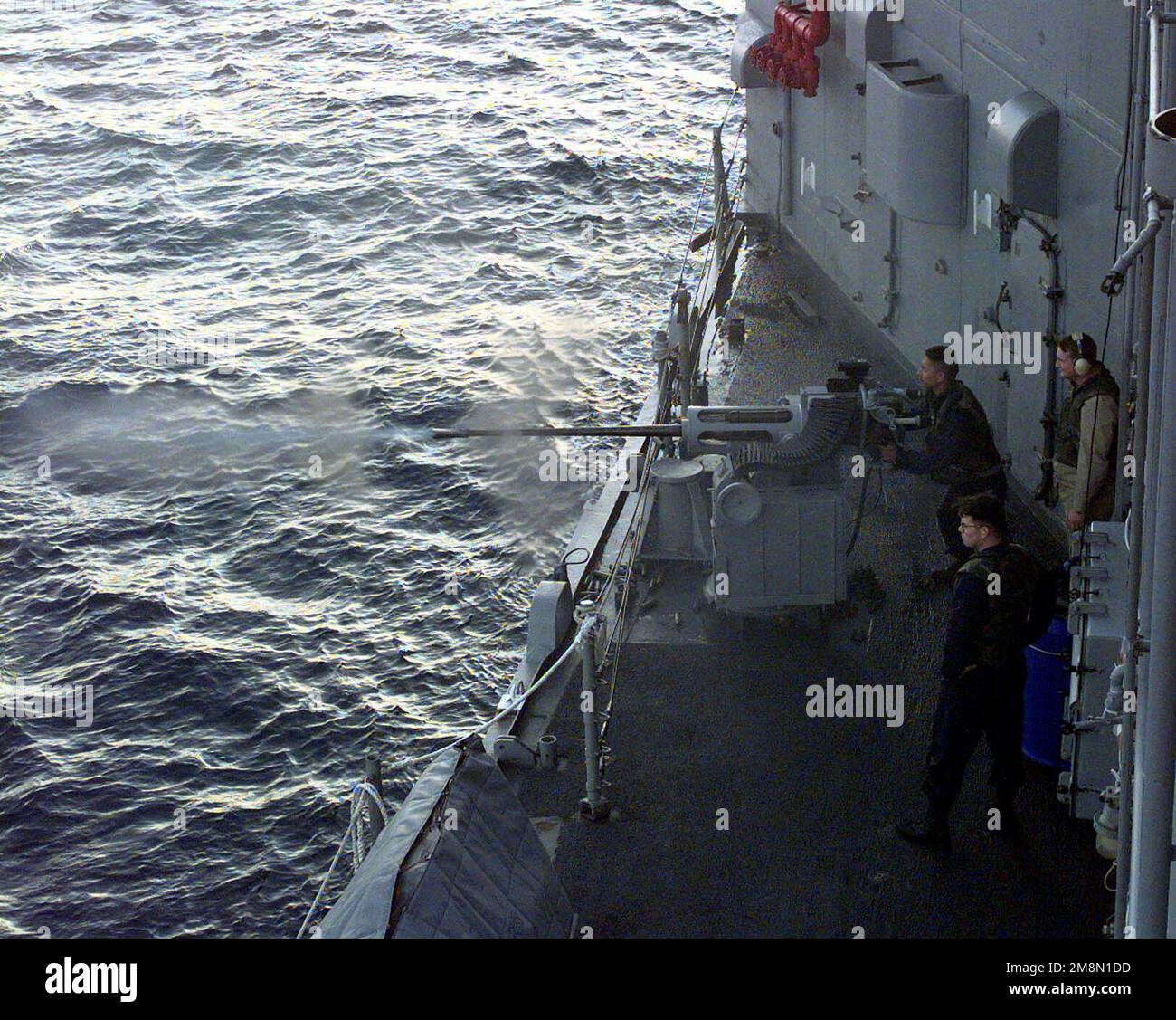 US Navy Sailors aboard Oliver Hazard Perry Class Guided Missile Frigate ...