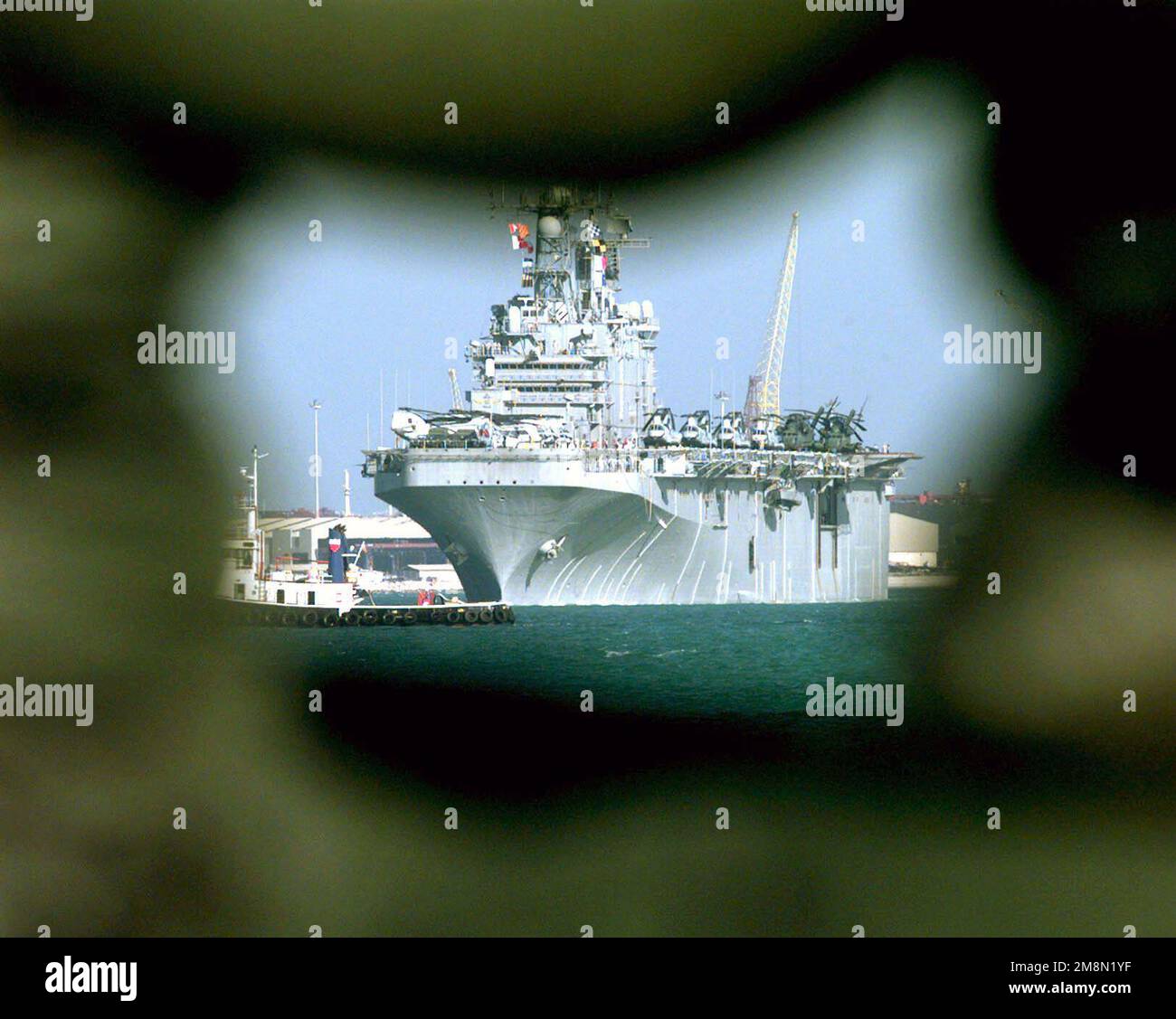 The Tarawa Class Amphibious Assault Ship, USS TARAWA (LHA 1), nears its ...
