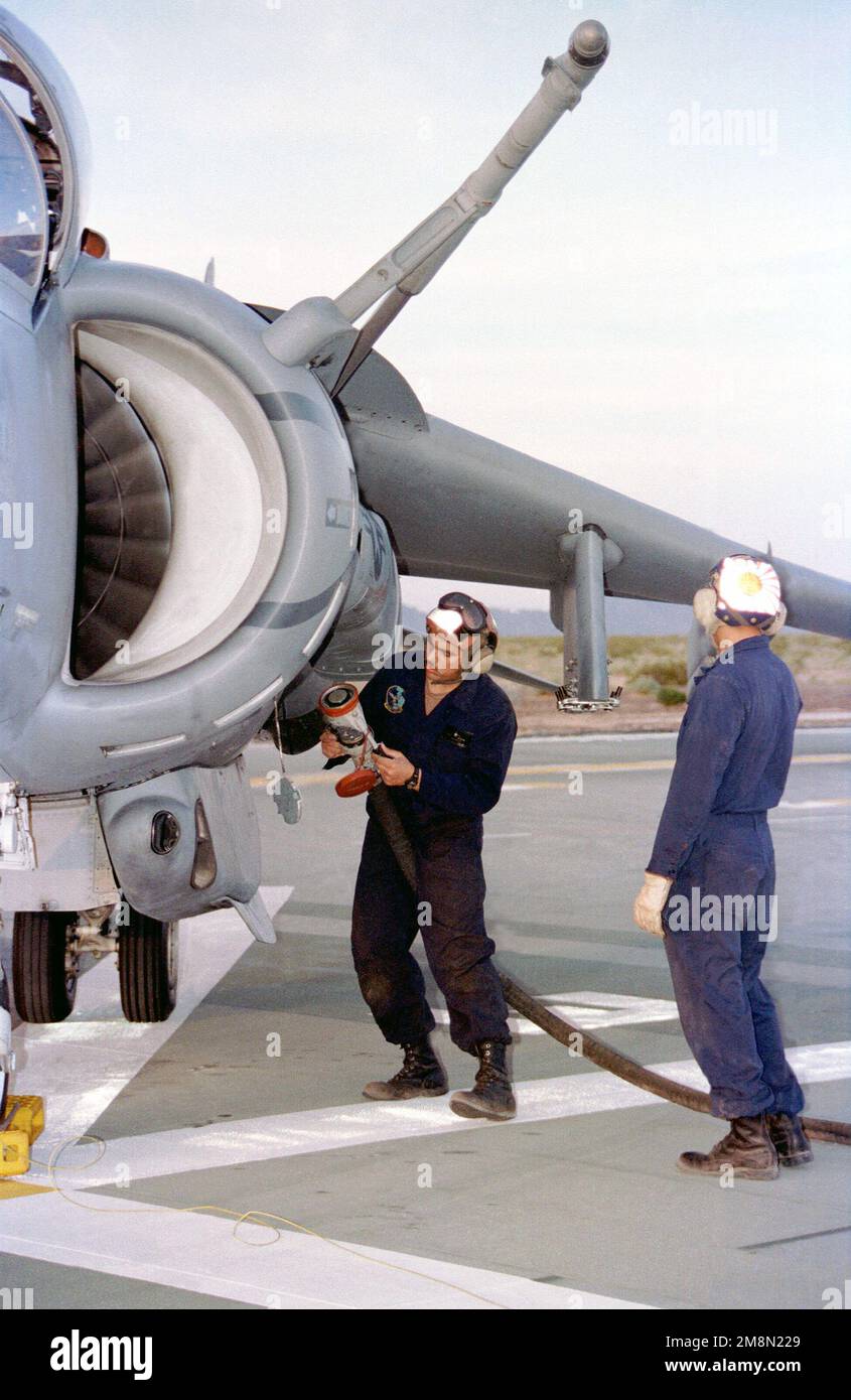 US Marines from Marine Attack Squadron 513 (VMA-513) and Marine Wing ...