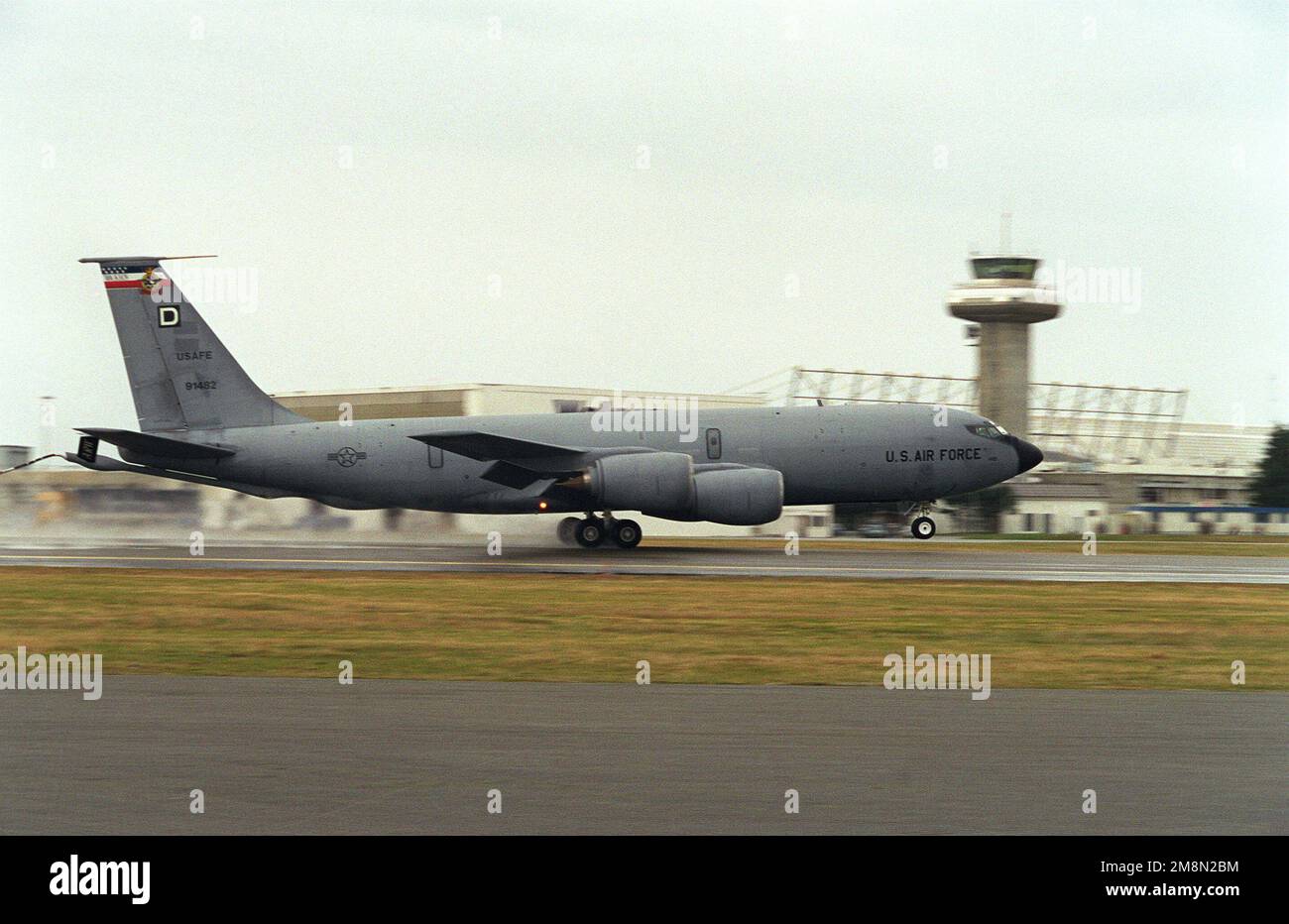 KC-135R Stratotanker from the 100th Aerial Refueling Wing based at ...