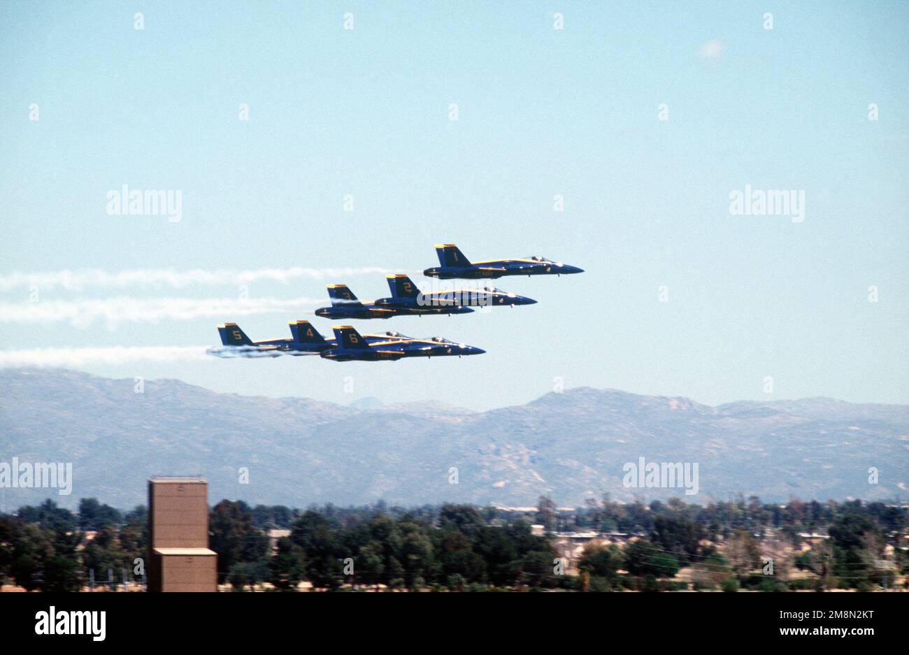 The Navys Blue Angel Demonstration Team, perform a Delta Formation ...