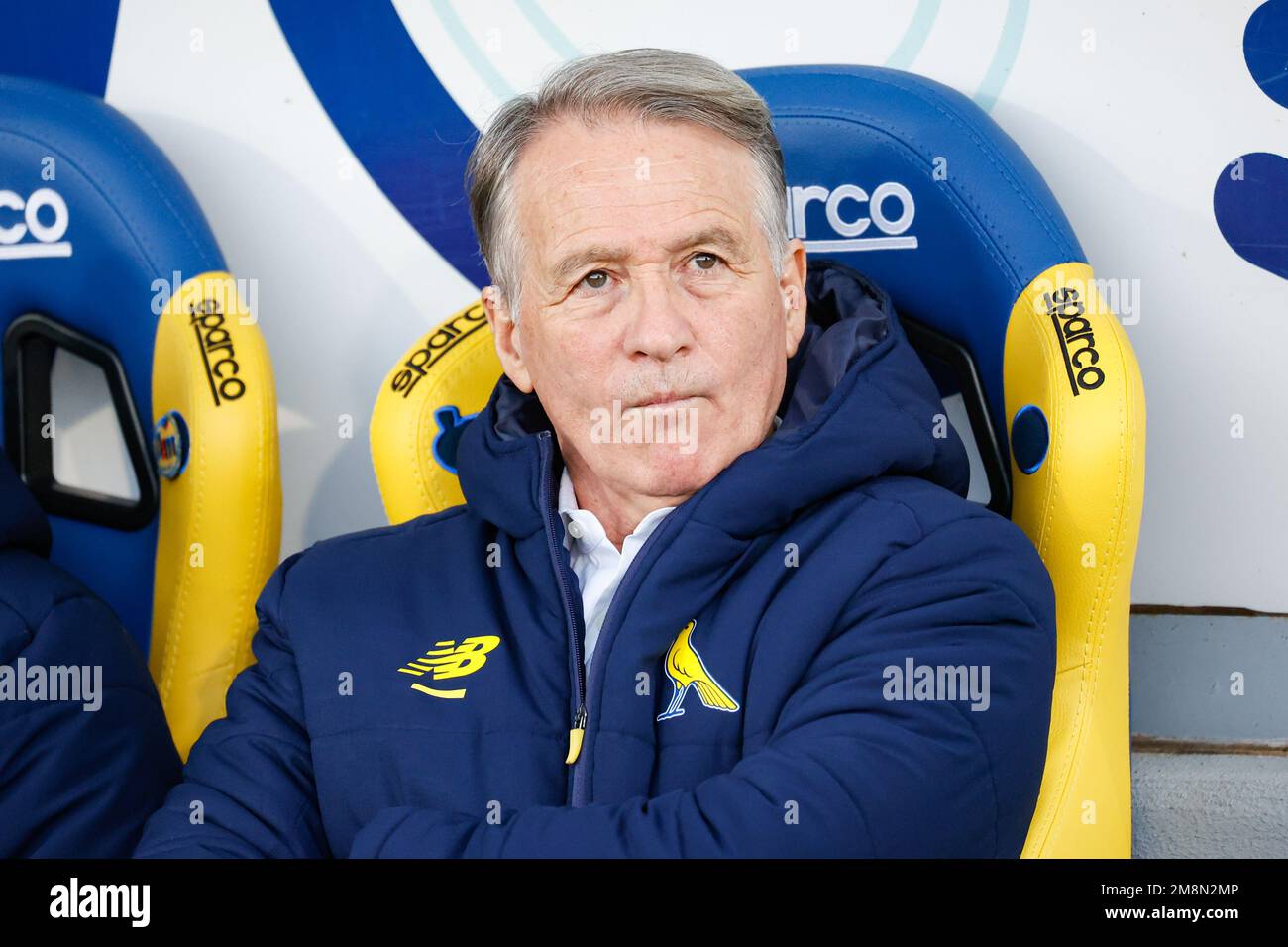 Frosinone, Italy. 14th Jan, 2023. Attilio Tesser (Modena) during ...