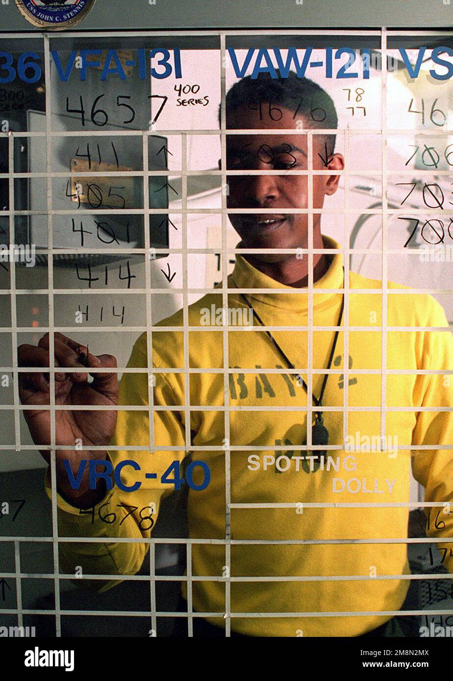 Aboard the Nimitz Class Aircraft Carrier, USS JOHN C. STENNIS (CVN 74 ...