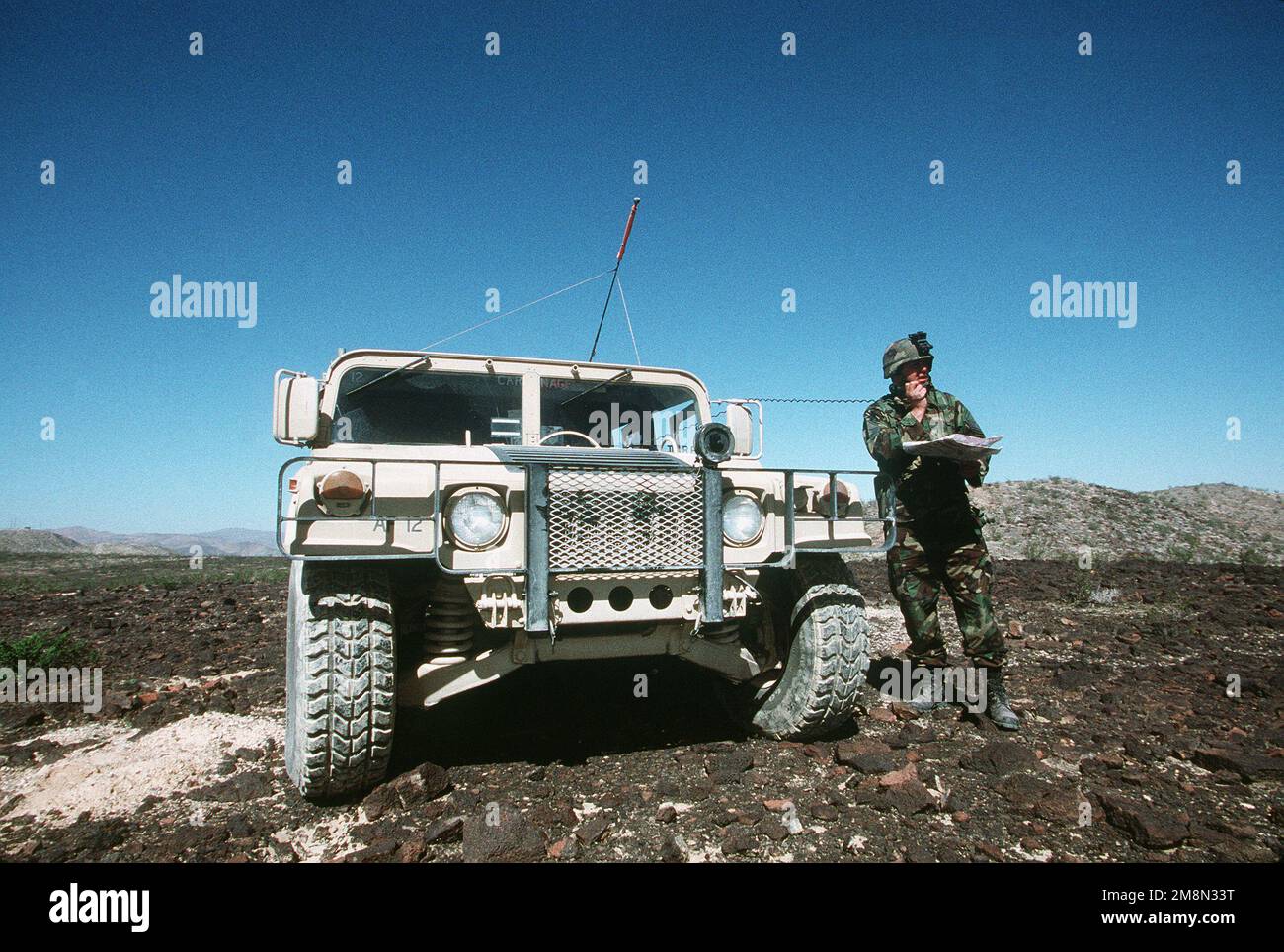 From his High-Mobility Multipurpose Wheeled Vehicle (HMMWV), MSGT ...