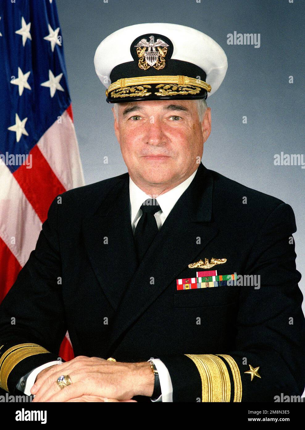 United States Navy Official photo of Rear Admiral (Upper Half, Naval ...