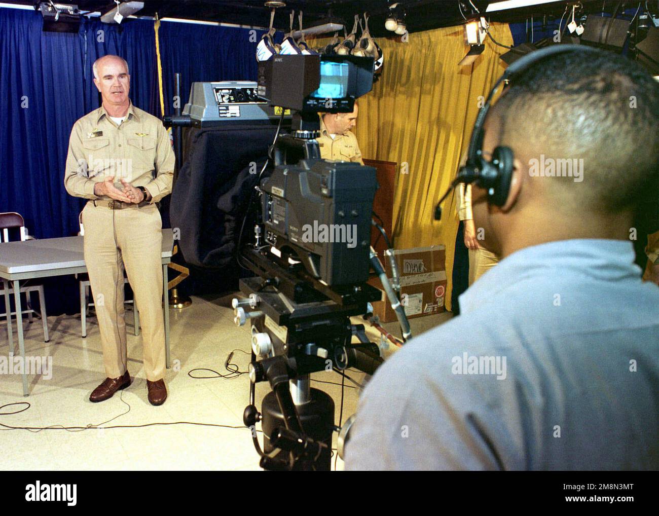 US Navy Journalist 2nd class (JO2) Marcus Myers videos Captain (CAPT ...