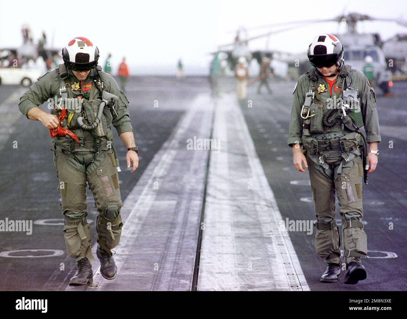 US Navy Lieutenant (LT) Rob Garretson (left) and Lieutenant Commander ...