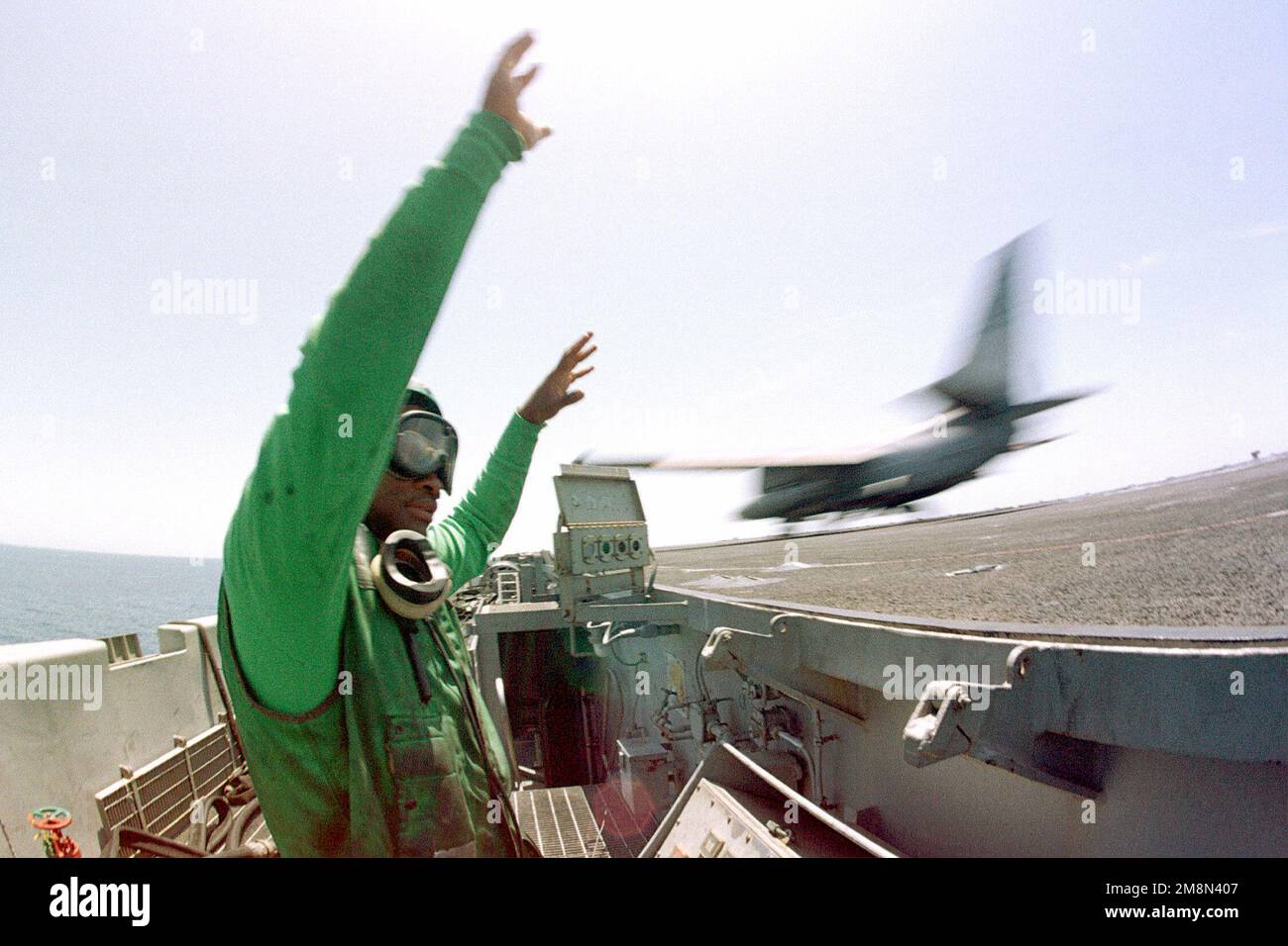 US Navy Aviation Boatswain's Mate 1ST Class (AB1) Anthony Hughes ...