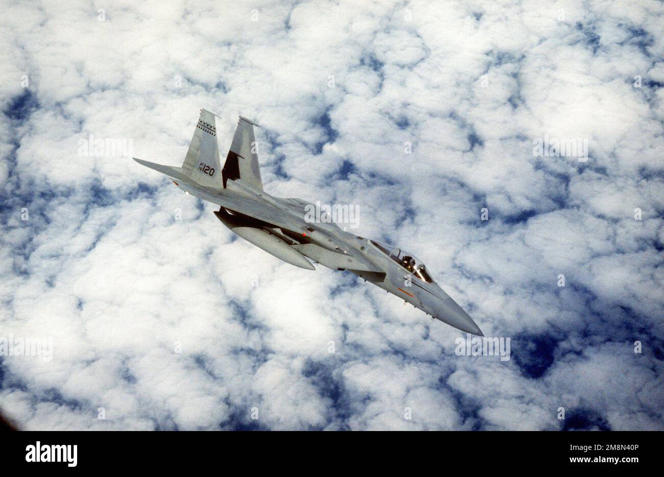 An F-15A from the 199th Fighter Squadron, Hawaii Air National Guard ...