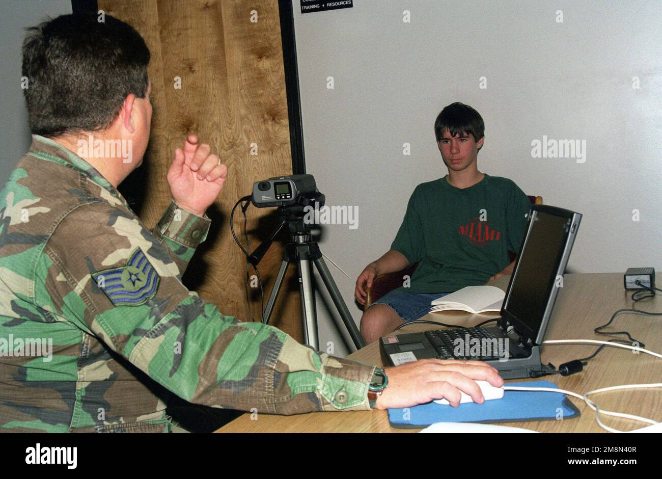 US Air Force Technical Sergeant Mark Bellows, 81st Security Forces ...
