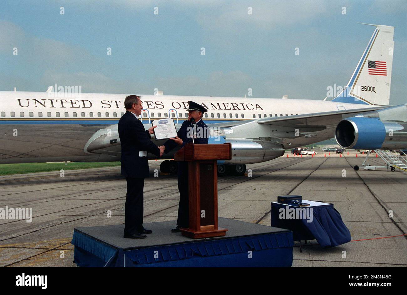 The commander of the 89th air wing hi-res stock photography and images ...
