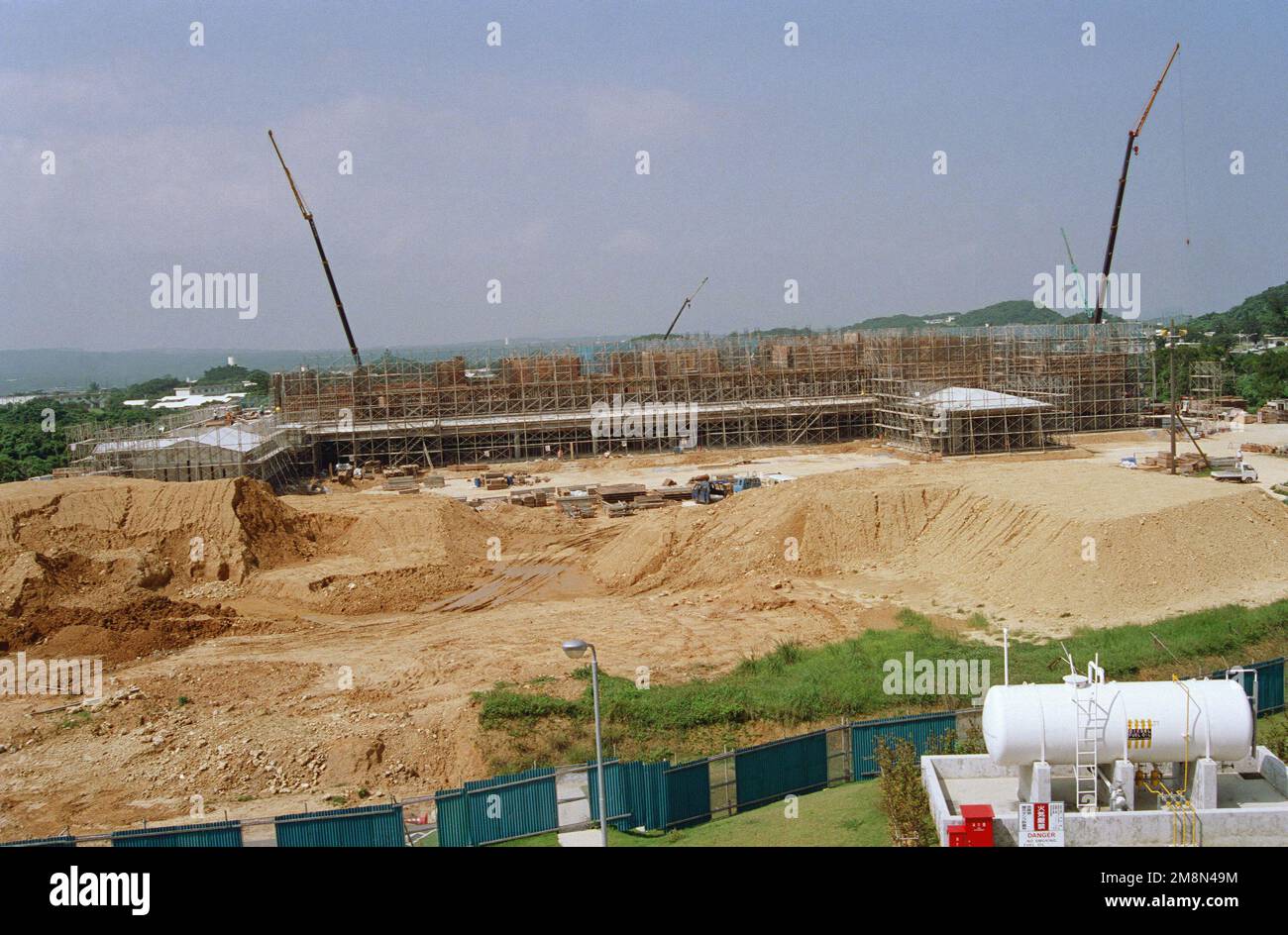 Construction of the new medical/dental clinic on Kadena Air Base, Japan ...