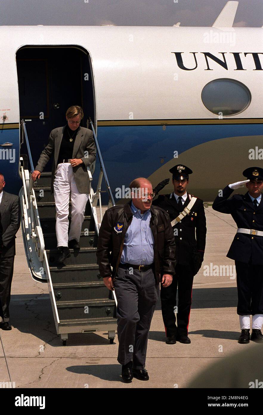 Secretary of the Air Force The Honorable F. Whitten Peters arrives at ...