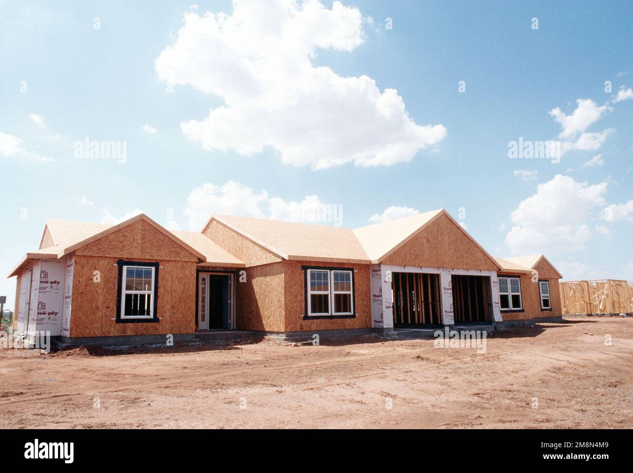 A view of the new Base Housing units that are under construction at ...