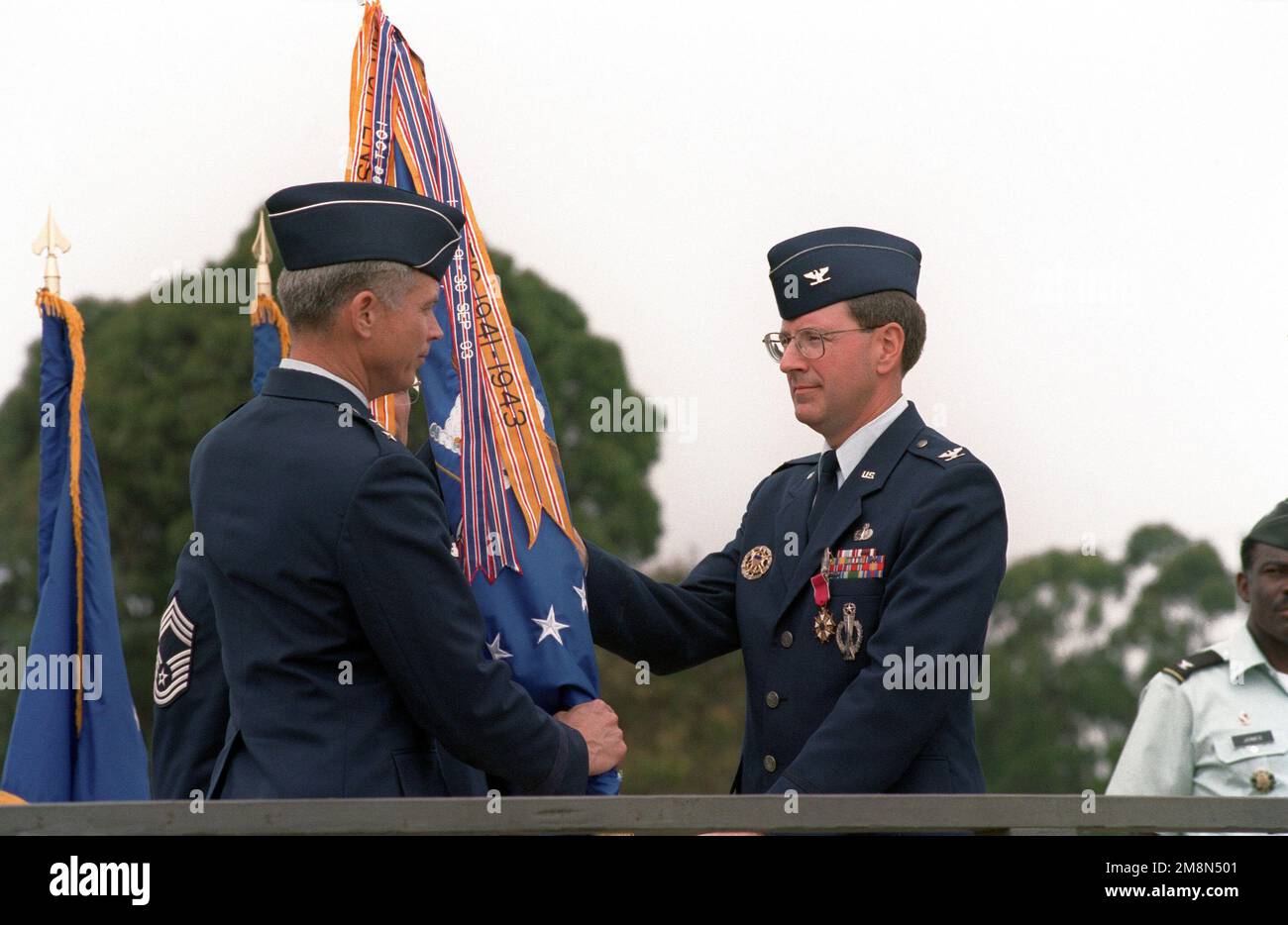 US Air Force Colonel C. Robert Kehler relinquishes command of the 30th ...