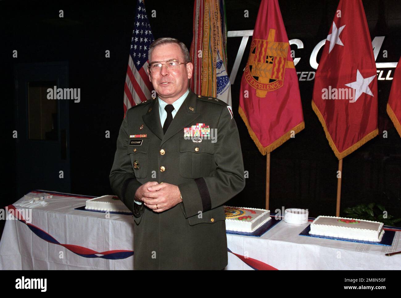 US Army MGEN Roy Beauchamp, Commander, Tank-automotive and Armaments ...