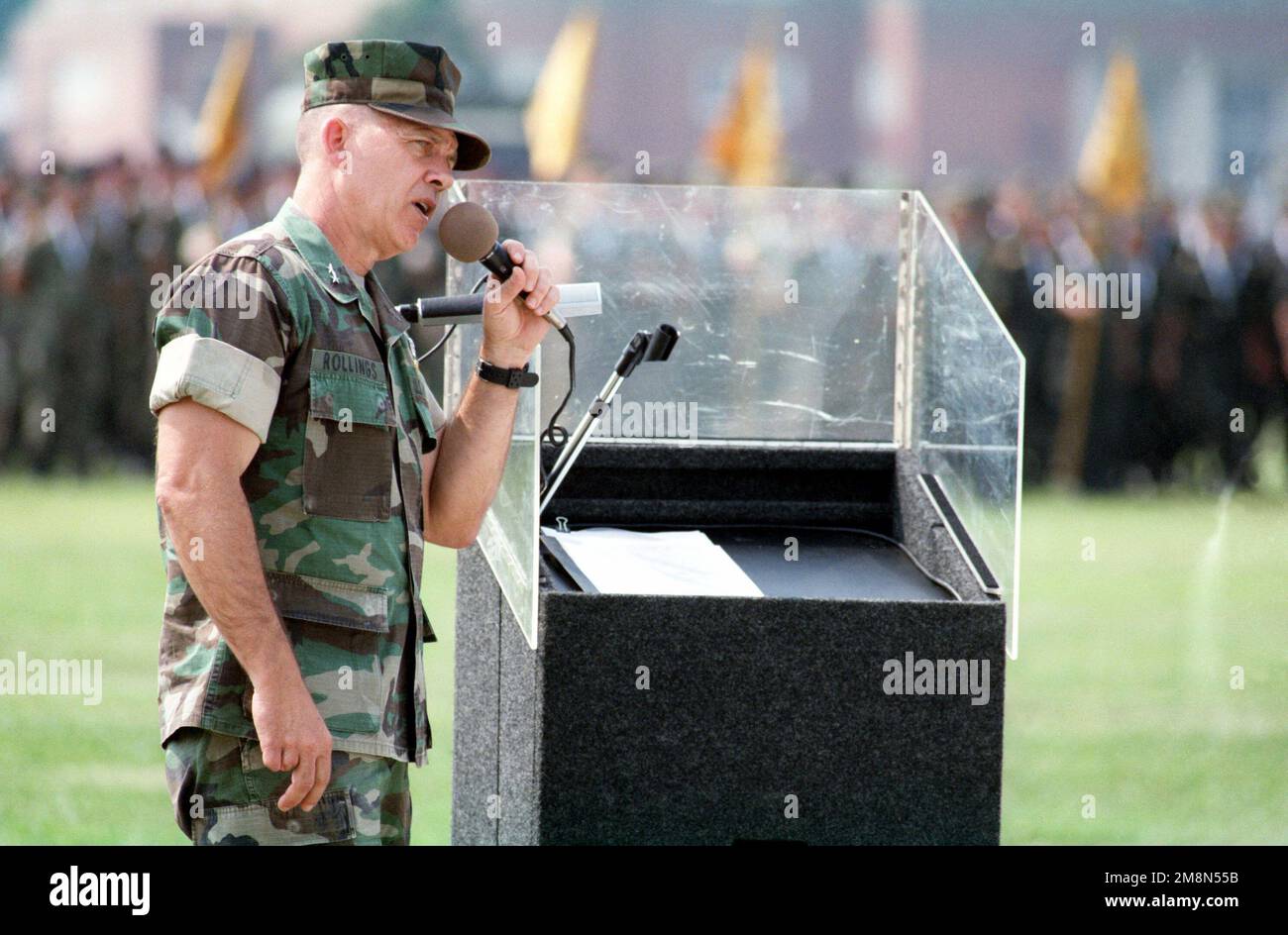 Major General Wayne E. Rollings Commanding General II Marine Expeditionary Force introduces the ...