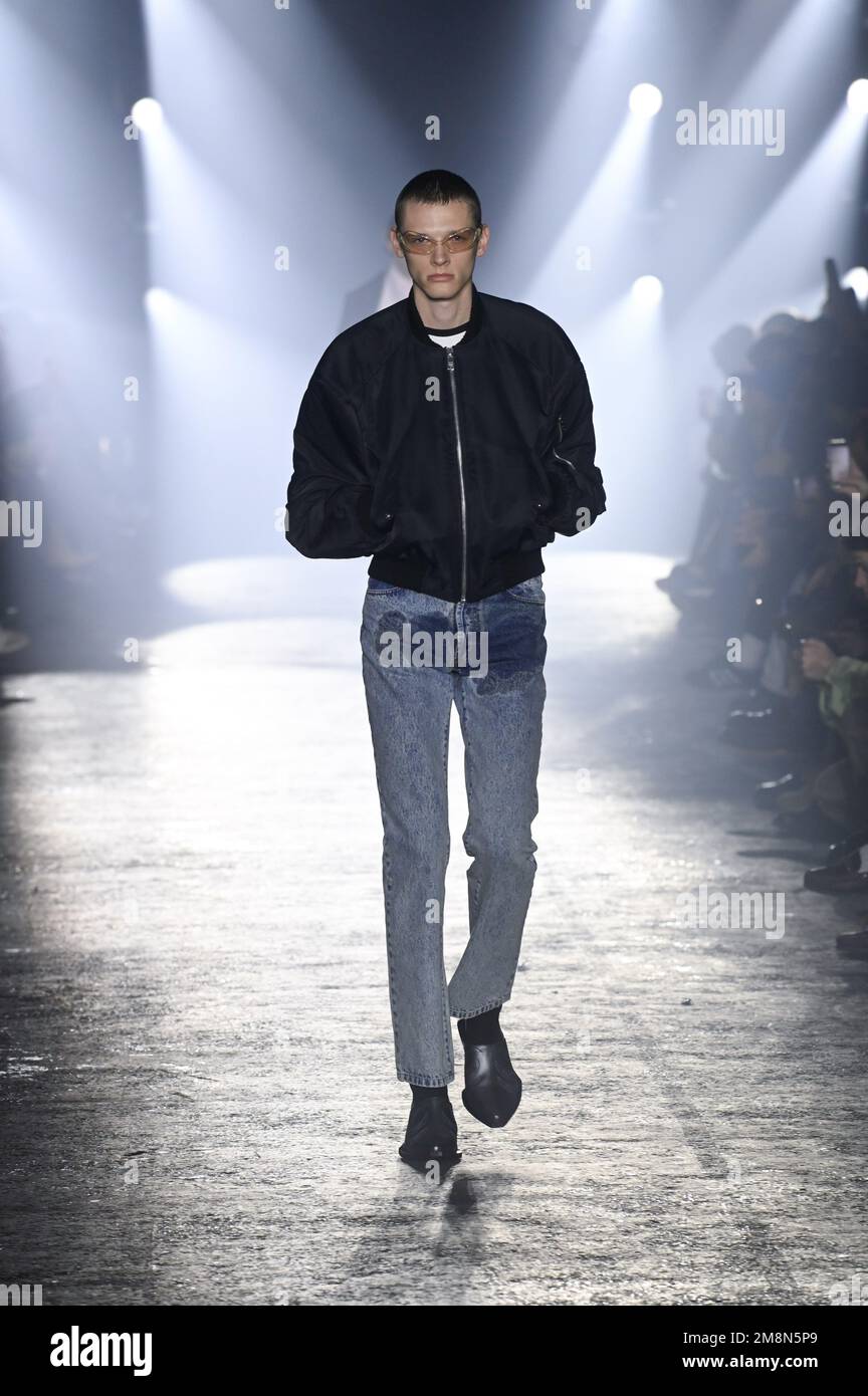 Milan, Italy. 11th Jan, 2023. Milan, Men Fashion Week, Fall Winter 2023 ...