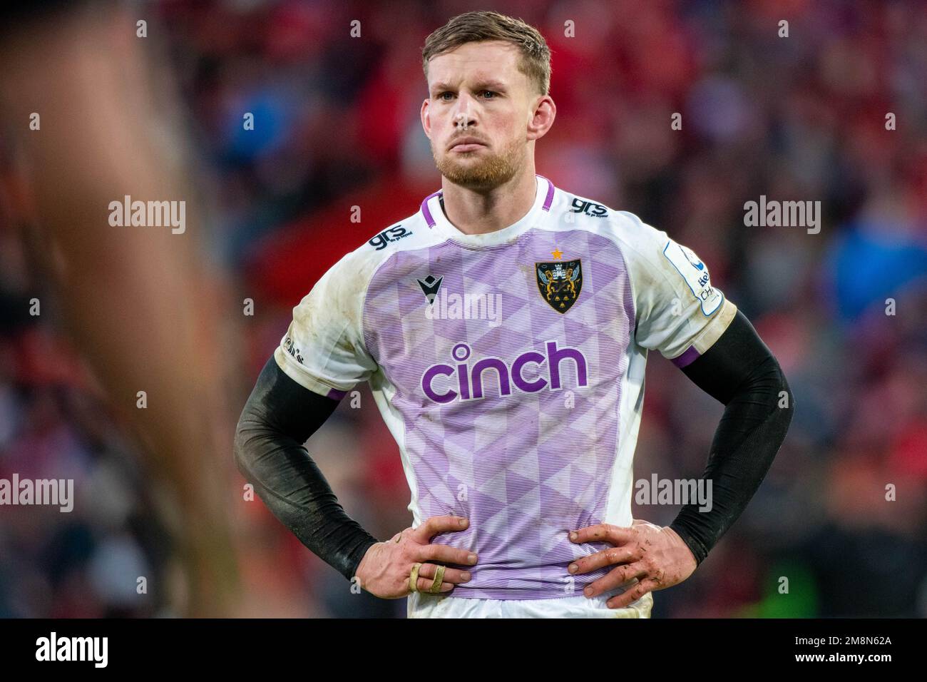 Limerick, Ireland. 15th Jan, 2023. Rory Hutchinson of Northampton ...