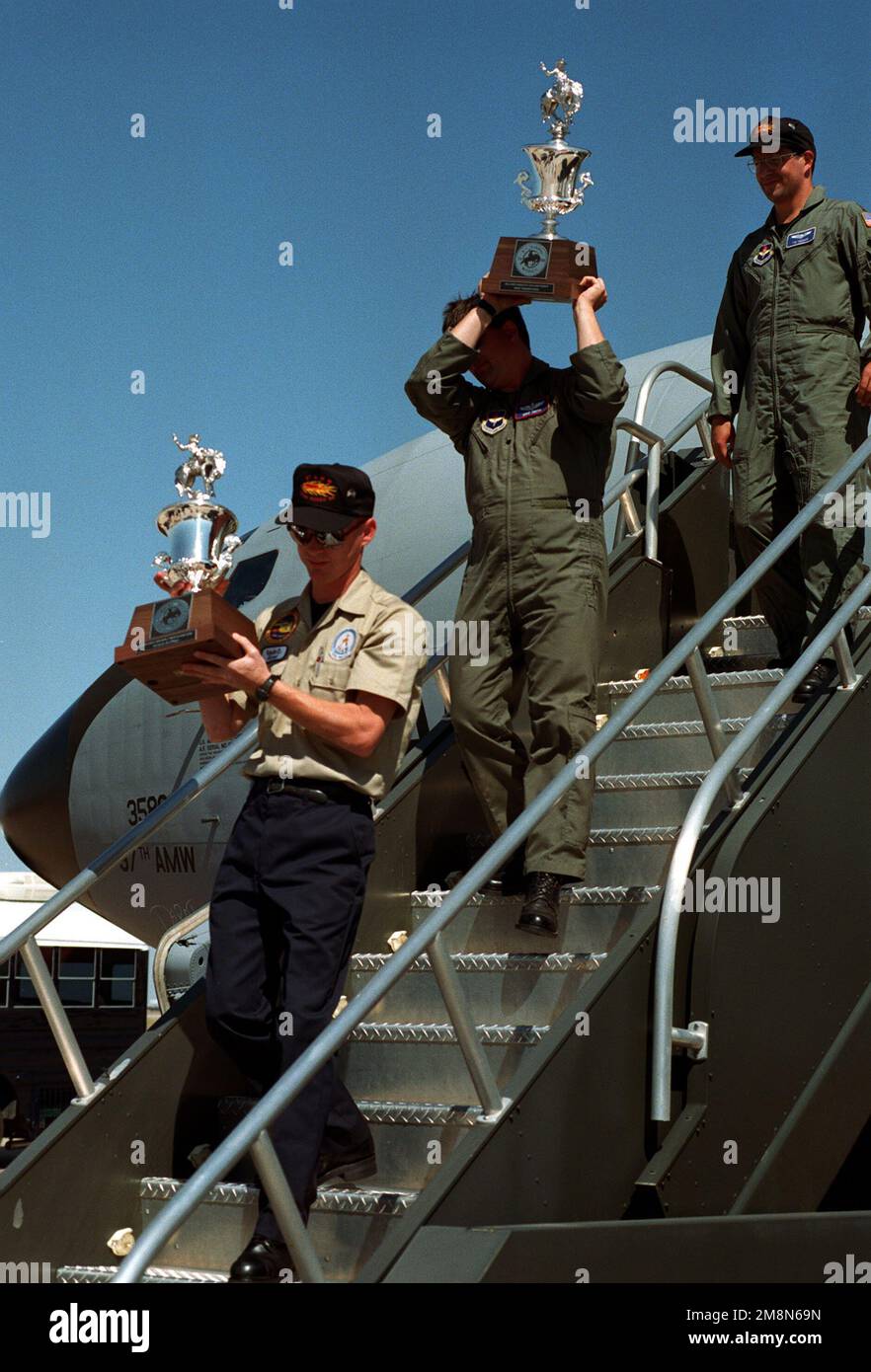 Mr. Kevin Rimer, 97th Logistics Group Maintenance, and USAF Major Mike ...