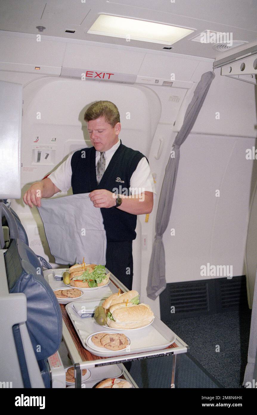 MASTER Sergeant Dan Casey prepares lunch for personnel headed to Air ...