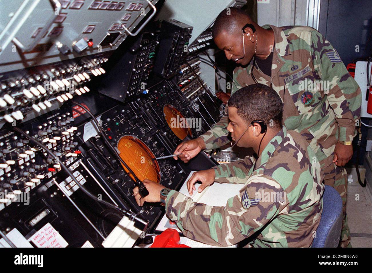 Technical Sergeant Tony Stovall and SENIOR AIRMAN DeMario Stewart in ...