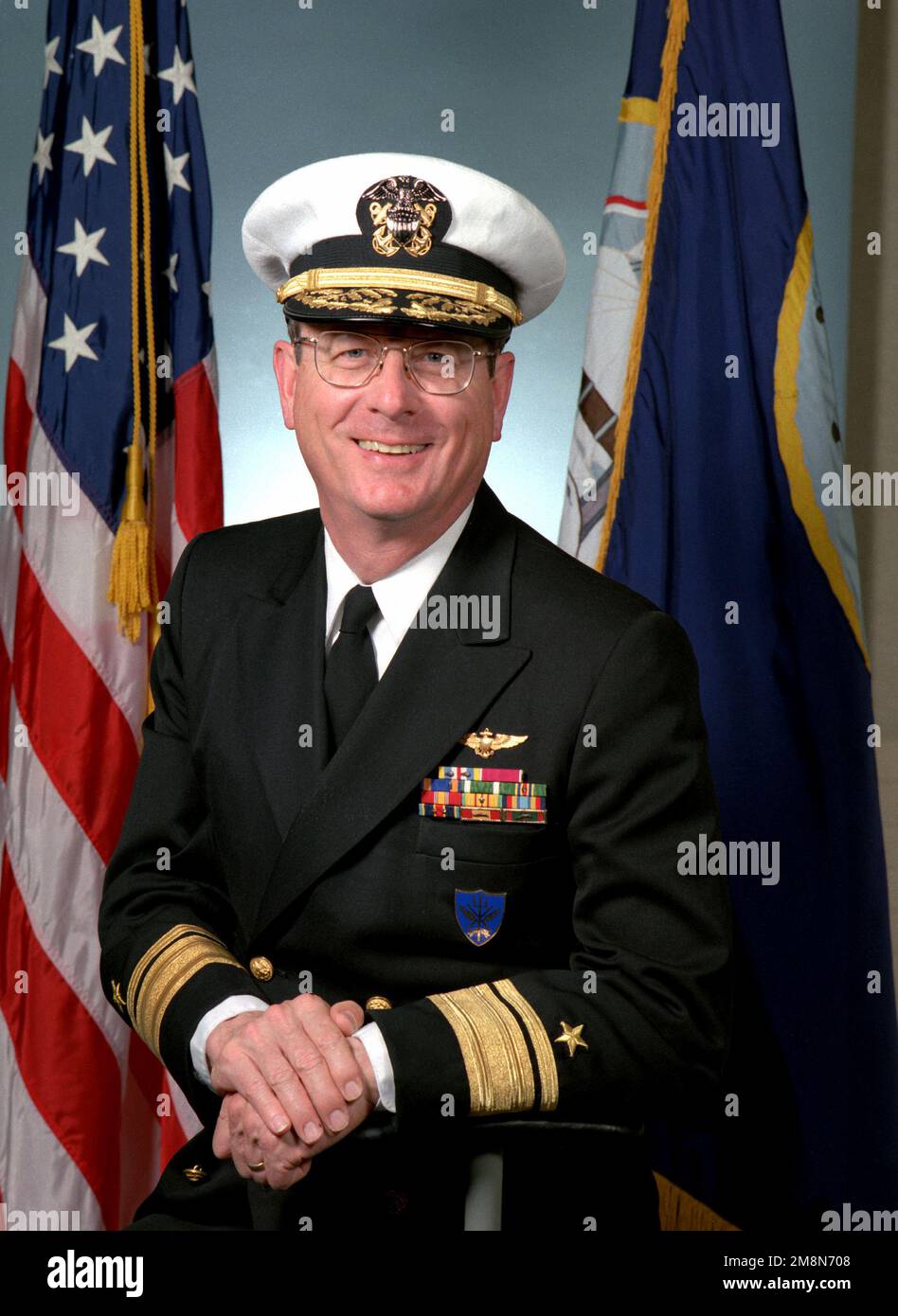 Rear Admiral (upper half) Eric A. McVadon, Jr., USN(covered). Country ...