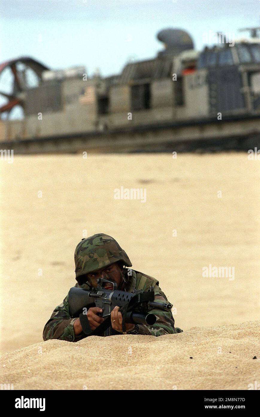 US Marine Corps LCPL Donald Retreage of Co. A, 1ST Light Armored ...