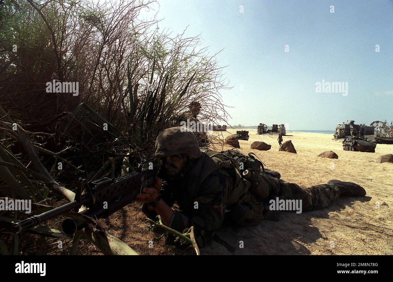 US Marine Corps CPL Scott Hoback, assigned to the 13th Marine ...